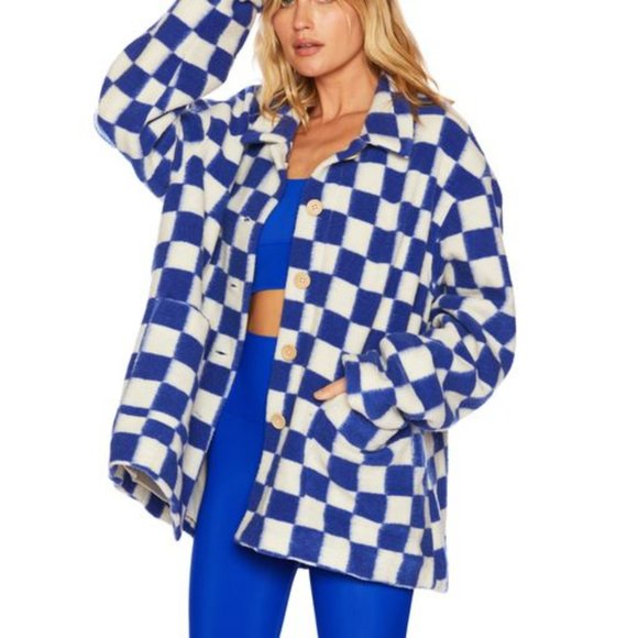 Beach Riot | Jackets & Coats | Skye Jacket Dazzling Check | Poshmark